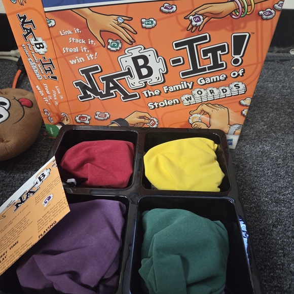Hasbro | Games | Hasbro Nabit Game Red Yellow Purple | Poshmark